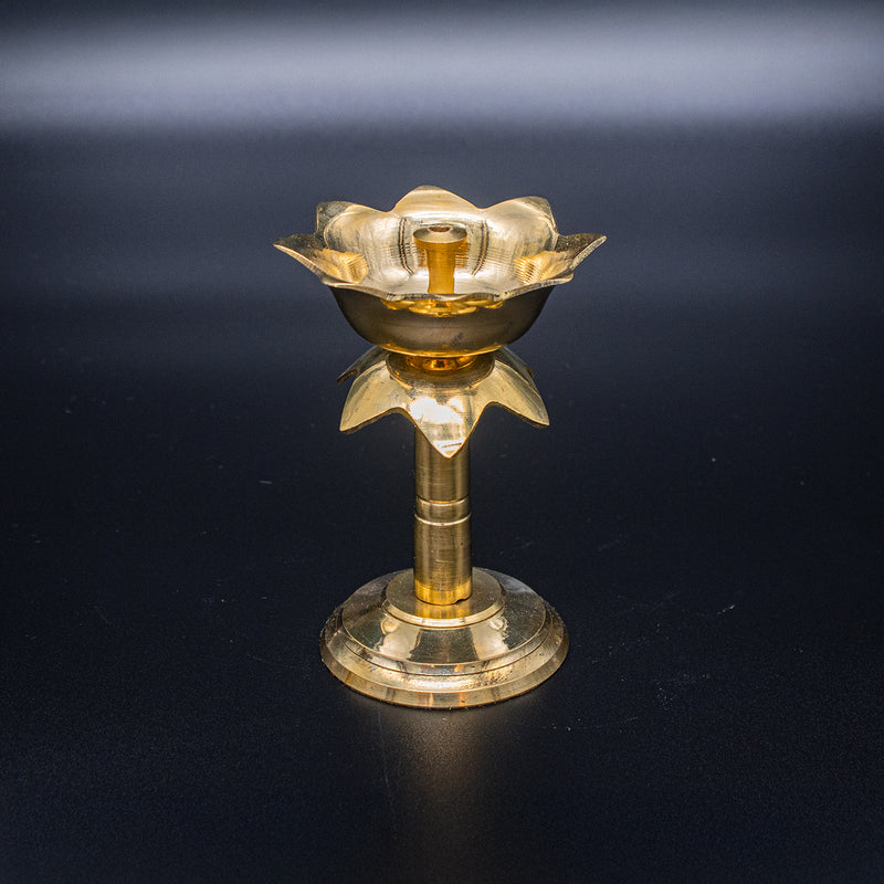 Kamal Nanda Stand Deepam (Pair) | Swaha